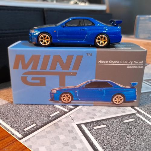 Jual Mini GT 531 - Nissan Skyline GT-R Top Secret Bayside Blue R34 ...