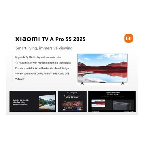 Jual Xiaomi Mi TV Q1E 55 Inch QLED Bezel Less 4K Ultra HD Android TV 55Q1E - KURIR JAKARTA ...