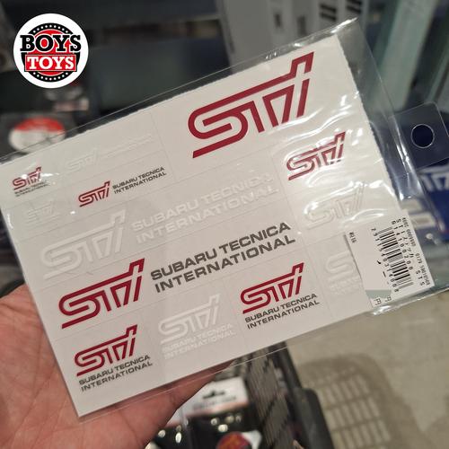 Jual Subaru STI Sticker 100% Original Subaru Tecnica International ...