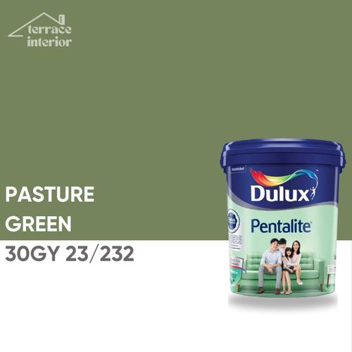 Promo Cat Tembok Dulux Pentalite Interior 2.5L warna Hijau Doff Matt ...