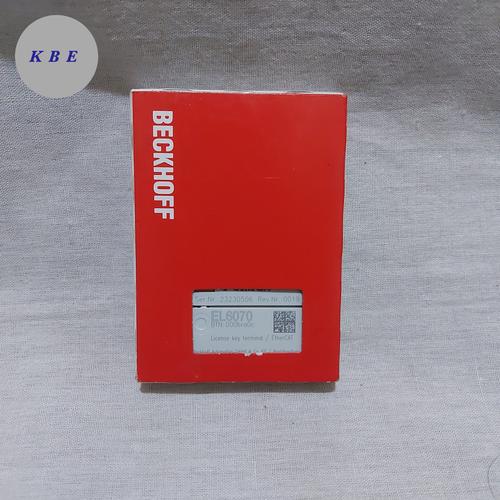 Jual LICENSE KEY TERMINAL /EtherCAT BECKHOFF EL6070 - Jakarta Pusat ...