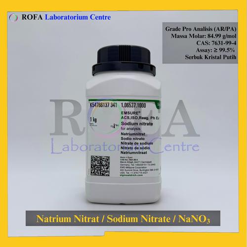 Jual Natrium Nitrat / Sodium Nitrate / NaNO3 Pro Analisis Merck 1000 ...