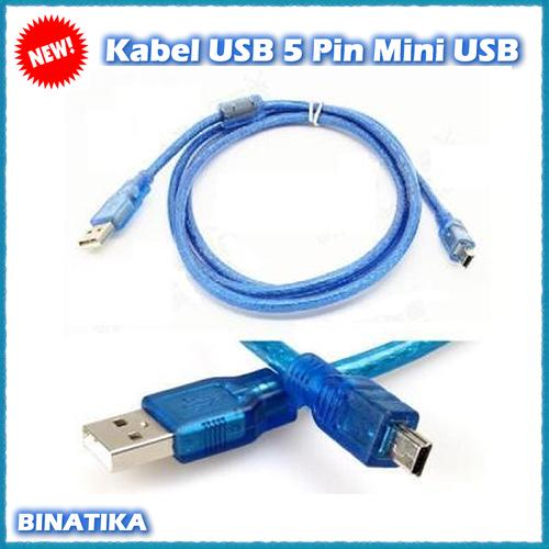Jual Kabel USB 5 Pin Panjang 30cm / USB 5Pin / Mini USB 30 Cm - Kota ...