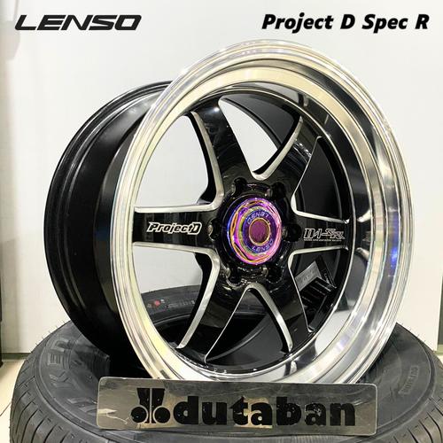 Jual Velg Original R18 18x9.5" 6x139 ET 5 Lenso Project D Spec R Black Lip Polish Pajero ...