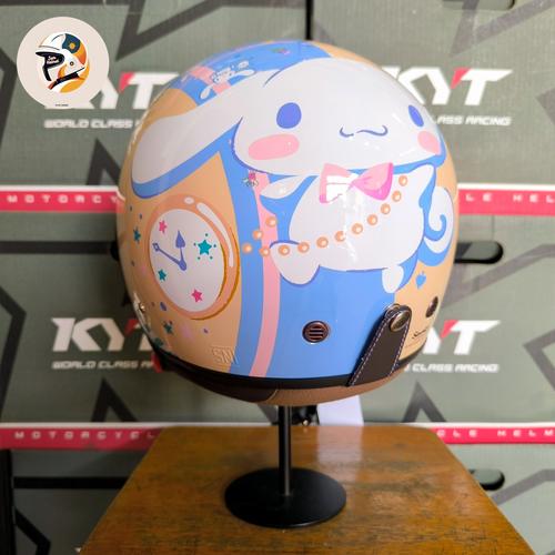 Jual Helm Jadul Klasik Retro Half Face MDS Magnum Motif Corak #3 Sanrio ...