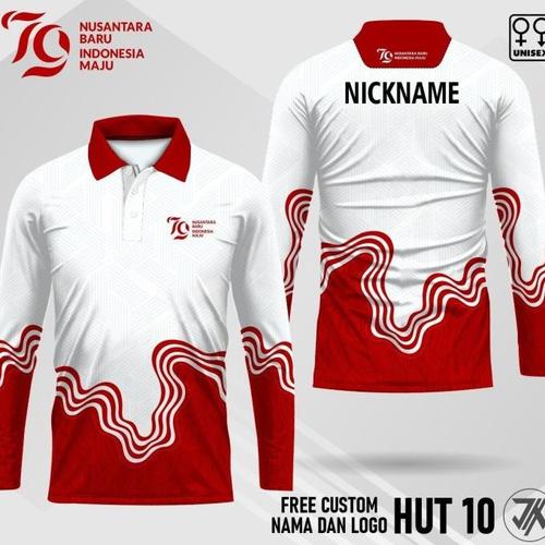 Jual Jersey Polo HUT RI 79 2024 Jersey 17 Agustus Kaos 79 Kerah Kancing Pjg - Putih, S - Jakarta ...