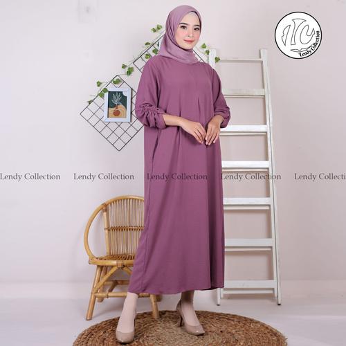 Jual DASTER POLOS LENGAN 3/4 BUSUI FRIENDLY MODEL LENGAN KERUT CRINKLE ...