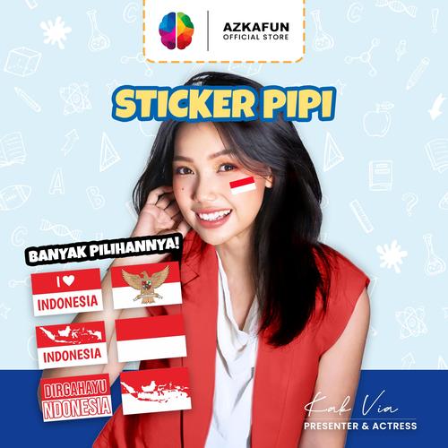Jual Stiker Pipi Bendera - Sticker Pipi Merah Putih - SPI-2 - Kota ...