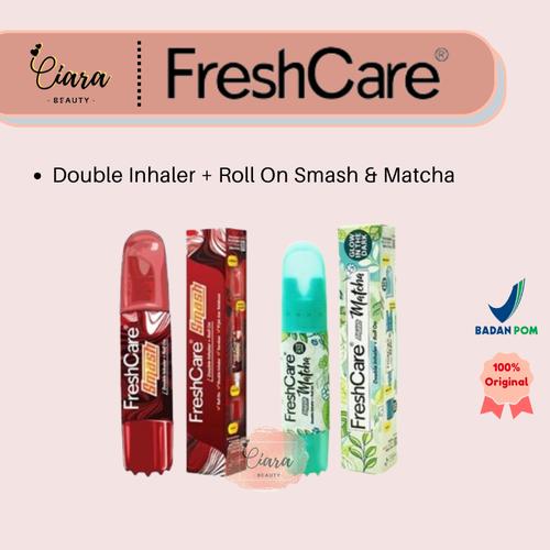 Jual FreshCare Double Inhaler + Roll On Smash / Smash Matcha - Smash ...
