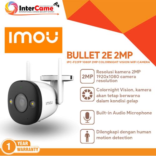 Jual IP Cam IMOU BULLET 2E IPC-F22FP 1080P H.265 Color Night Vision ...