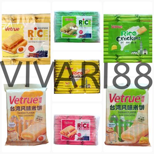 Jual Vetrue Taiwan Rice Cracker 300g Vegetable / Lobster / Salted Egg ...
