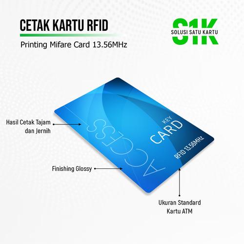 Jual Cetak Kartu RFID Printing Mifare 13.56MHz PVC ID Card Access Oven ...