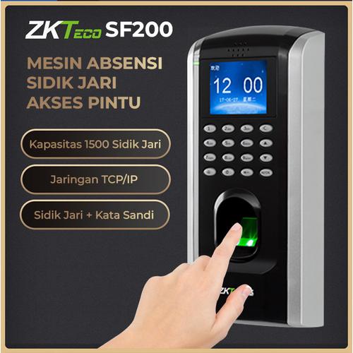 Promo Mesin Absensi Sidik Jari Fingerprint ZKTECO SF200 Access Door | Mesin Absensi Kartu RFID ...