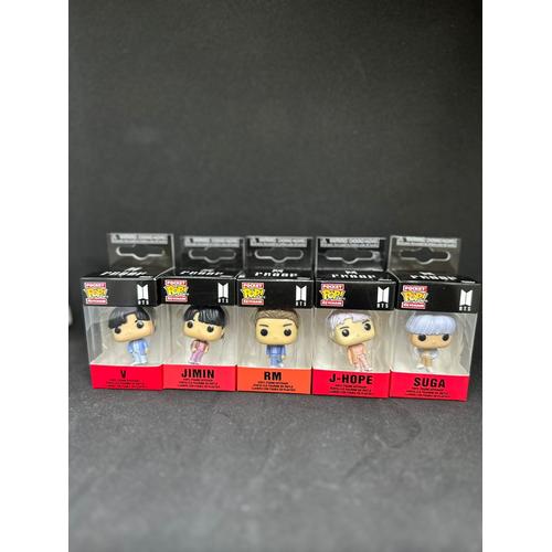 Promo Funko Pocket POP! Keychain (BTS, RM, Suga, V, Jimin, J-Hope, Jung Kook, Jin) BTS Keychain ...