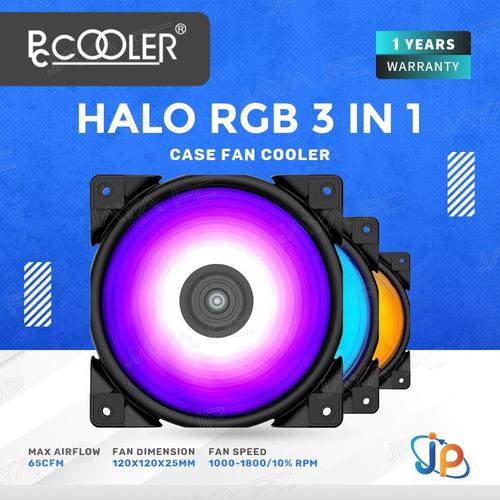 Jual Pccooler Cooler Fan Case Halo 3 In 1 Rgb - Fan Casing 12Cm ...
