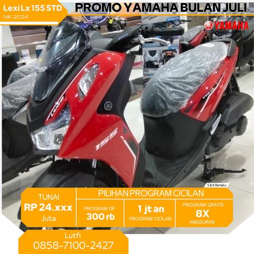 Jual Yamaha Lexi LX Merah 2024 / Motor Lexi Standar Merah / Lexi 2024 ...