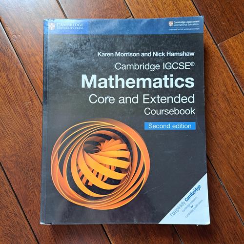 Jual Cambridge IGCSE Mathematics Core and Extended COURSEBOOK 2nd ...