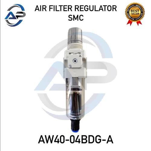 Jual Air Filter Regulator auto drain smc AW40-04BDG 1/2 inch gauge ...