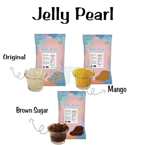 Jual Jelly Pearl Topping Minuman Kekinian/boba jelly bubble siap saji ...