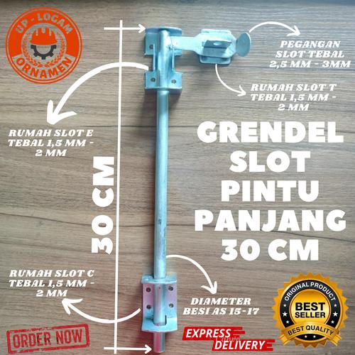 Jual Slot Pagar Bawah Panjang 30 Cm / Pintu Henderson / Pintu Tralis ...