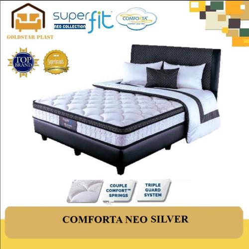 Promo Spring Bed Comforta Superfit Neo Silver - Hanya kasur, 90 x 200 ...