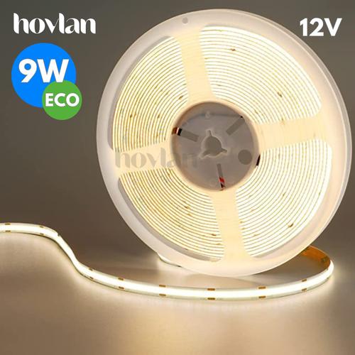 Jual Led Strip COB Lampu 12V 9 Watt Hovlan Dotless Flexible Tanpa Titik ...