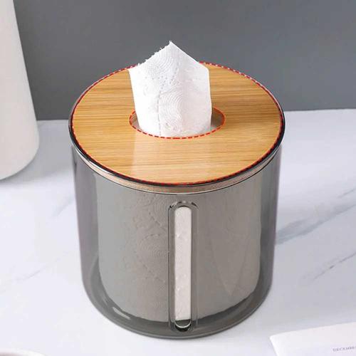 Jual Tempat Tisu Bulat Roll Round Toilet Paper Container Plastic ...