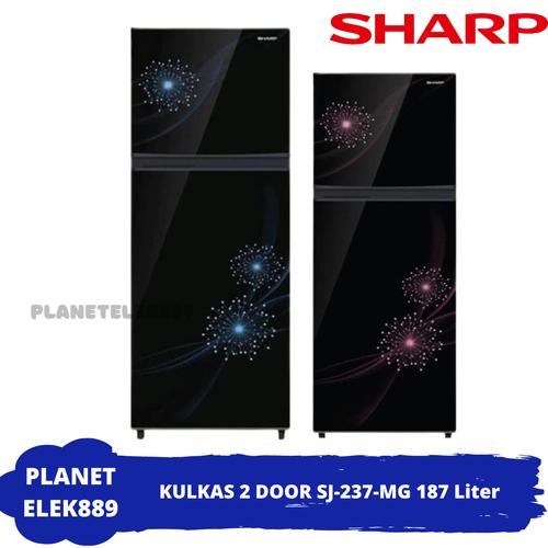 Jual Kulkas Sharp 2 Pintu SJ-237MG Dandellion Pink Lemari Pendingin 2 ...