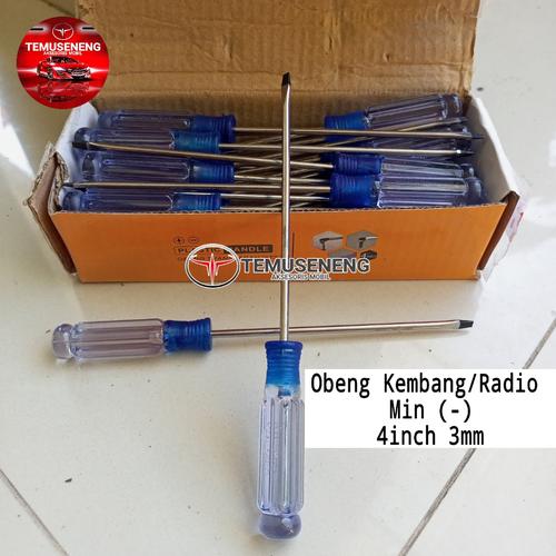 Jual Obeng Kembang/Obeng Radio Min (-) 4 Inch 4" Obeng Kembang Hp ...