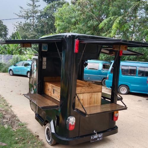 Jual food truck bajaj es kopi keliling - Kab. Bekasi - gerobak unik ...
