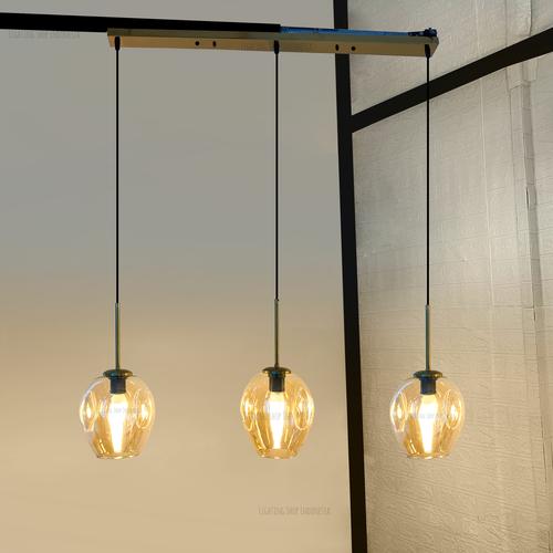 Jual Lampu gantung hias 3in1 gold kop panjang 80cm kaca teh meja makan island 3lampu - Jakarta ...