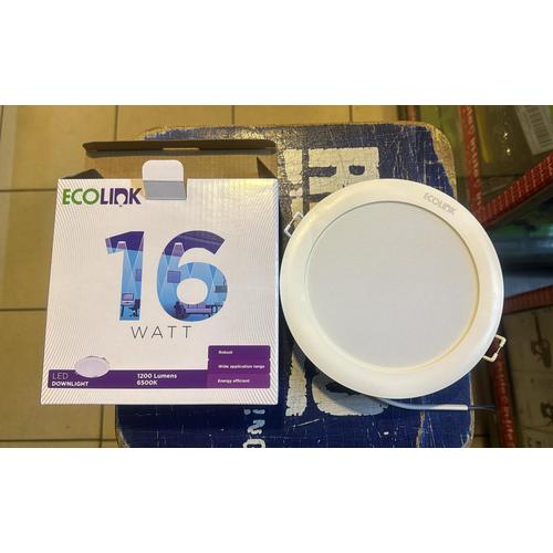 Jual Ecolink led downlight 16 watt Ecolink LED 16W - putih 6500K ...