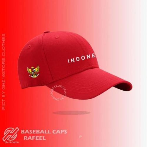 Jual Populer Topi Baseball Merah Putih Garuda Indonesia dewasa keren ...