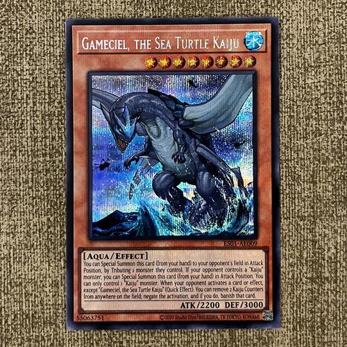 Jual YuGiOh Gameciel, the Sea Turtle Kaiju ES01 Secret Rare OCG AE ...