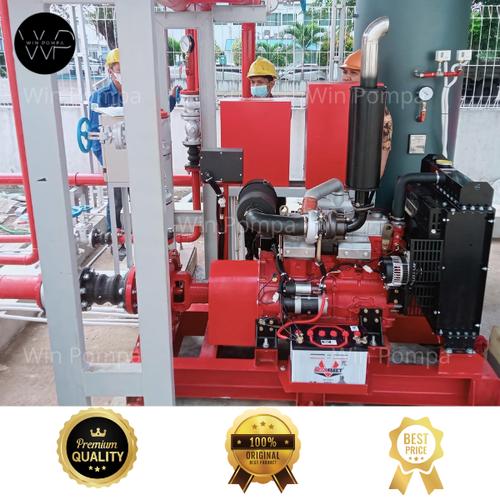 Jual Pompa Hydrant Elektrik dengan panel 150x100 FSKA 1000 gpm 10 bar ...