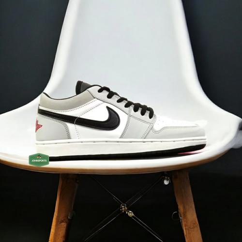 Jual Sepatu Jordan Low Grey Black Abu Hitam Pria Wanita Unisex Cowo ...