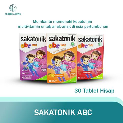 Jual Sakatonik ABC 30 Tablet Hisap / Multivitamin Anak / Apotek Akawa ...
