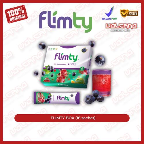 Promo Flimty Fiber Box 16 sachet bungkus herbal detox usus langsing ...