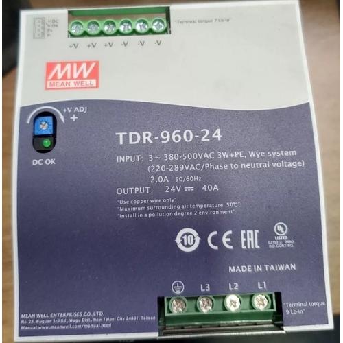Jual Mean well TDR-960-24 24V 40A Power Supply - Kota Batam - autopart ...
