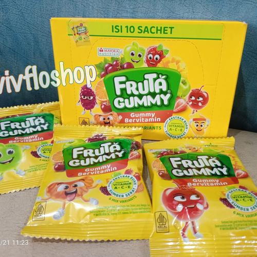 Jual Fruta Gummy (Mayora) Gummy Jelly Bervitamin - Jakarta Selatan ...
