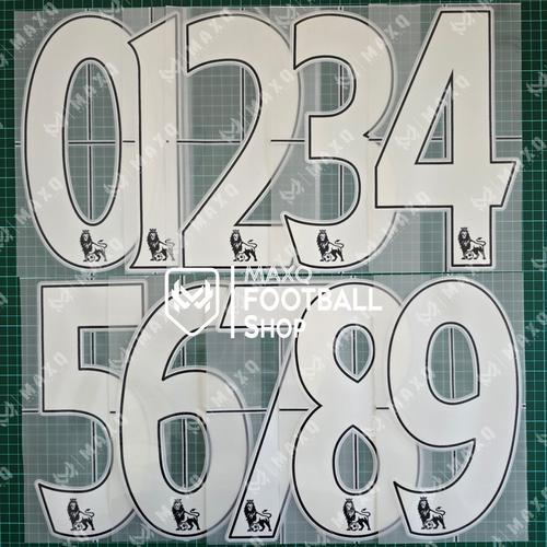 Jual [ FONT ] ANGKA LIGA INGGRIS 2007 - 2013 RETRO CUSTOME PUTIH - Kab ...