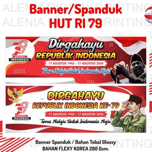 Jual Promo Agustus!!! Spanduk Banner 17 Agustus / Dirgahayu Kemerdekaan ...
