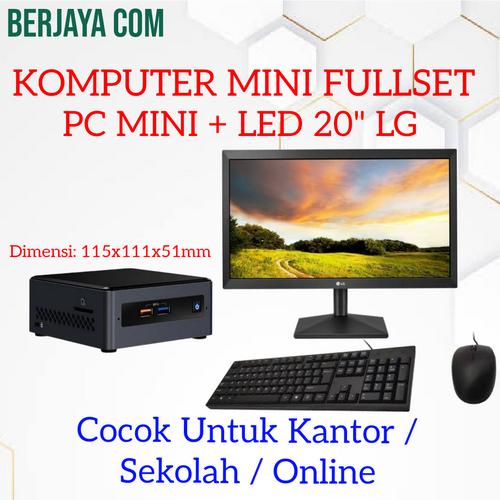 Jual Full Set Mini pc - Led 20" LG - 8gb Ram - 500gb Ssd - Komputer mini - 8gb / Ssd 500gb ...