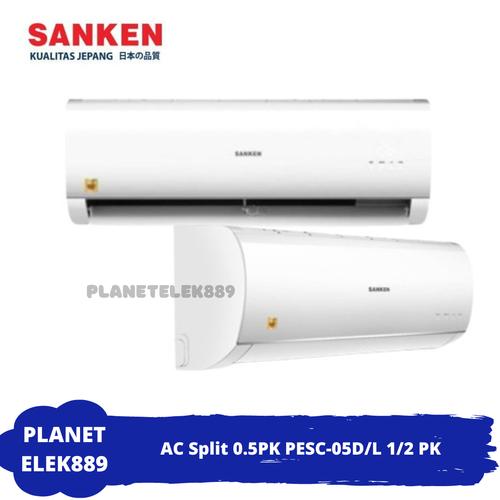 Jual AC Split Sanken 0.5PK PESC-05D/L Alat Pendingin Ruangan 1/2PK ...