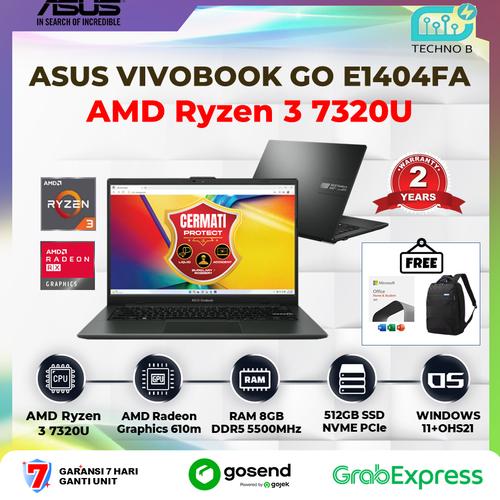 Jual Asus Vivobook Go 14 E1404 FA Ryzen 3 7320 8GB 512GB Radeon 610M ...