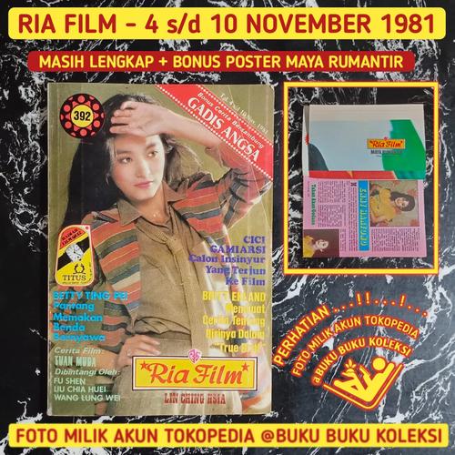 Jual MAJALAH JADUL RIA FILM NOVEMBER 1981 Dengan Cover Artis Mandarin ...