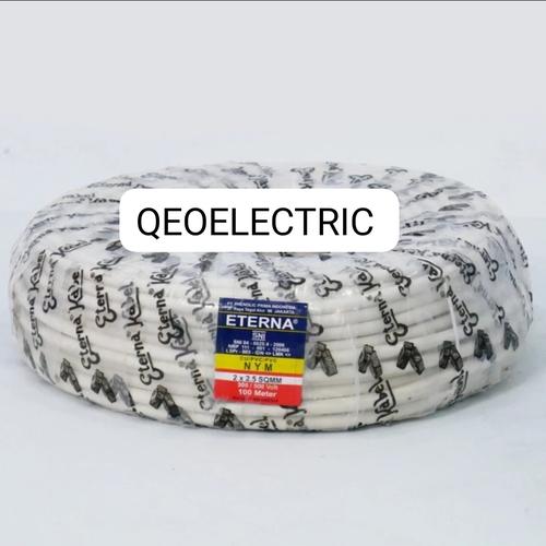 Jual Eterna Kabel Listrik Kawat Putih /NYM 2 X 2.5 MM ( 100 Meter ) - Jakarta Pusat ...