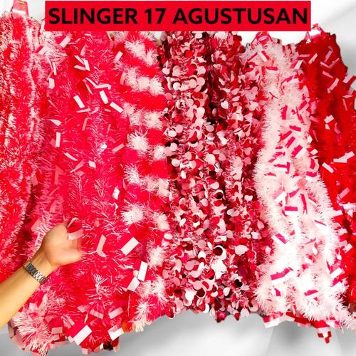 Jual Slinger Merah Putih Rumbai Merah Putih Hiasan Dekorasi Kemerdekaan ...