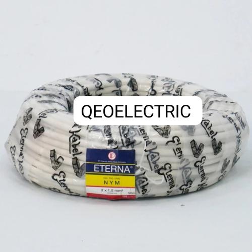 Jual Eterna Kabel Listrik Kawat Putih / NYM 2 X 1.5 MM ( 50 Meter ) - Jakarta Pusat - Jagonya ...