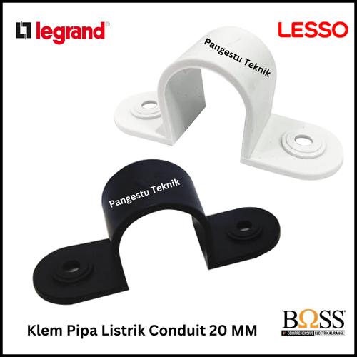 Jual Klem Pipa Conduit 20mm Clamp Conduit Pipa Listrik Merek LEGRAND ...